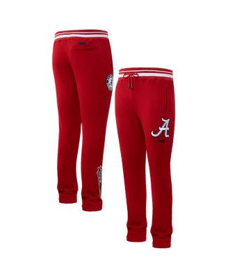 Pro Standard Men's Crimson Alabama Crimson Tide Script Tail Fleece ...