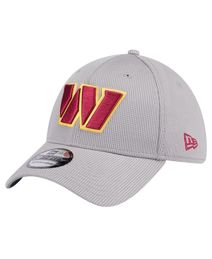 New Era Men's Gray Washington Commanders Active 39Thirty Flex Hat - Macy's