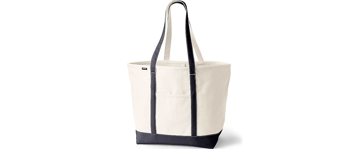 Click here for Lands End Extra Large 5 Pocket Open Top Long Handl... prices