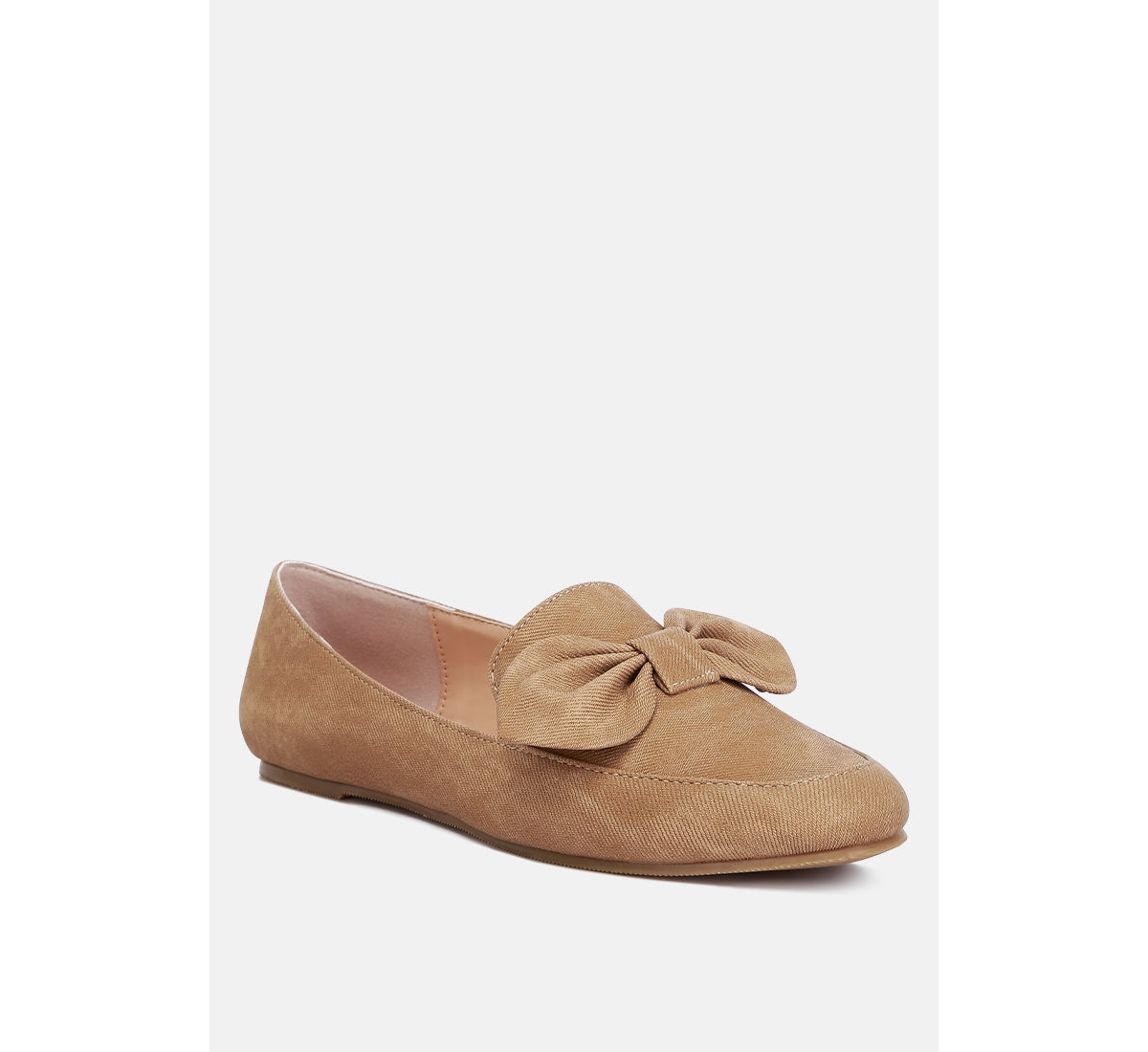 Click here for waveney bow embellished loafers - Beige/khaki prices