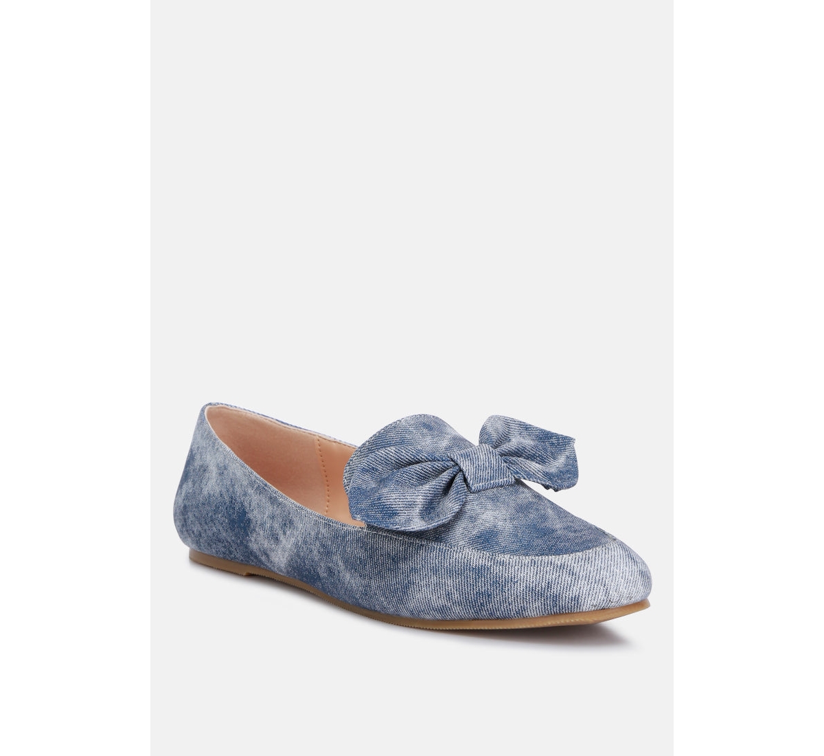 Click here for waveney bow embellished loafers - Medium blue prices