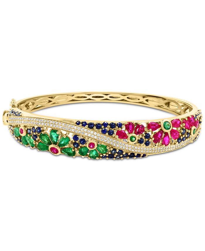 EFFY Collection EFFY® Multi-Gemstone (7-1/3 ct. t.w.) & Diamond (5/8 ct ...