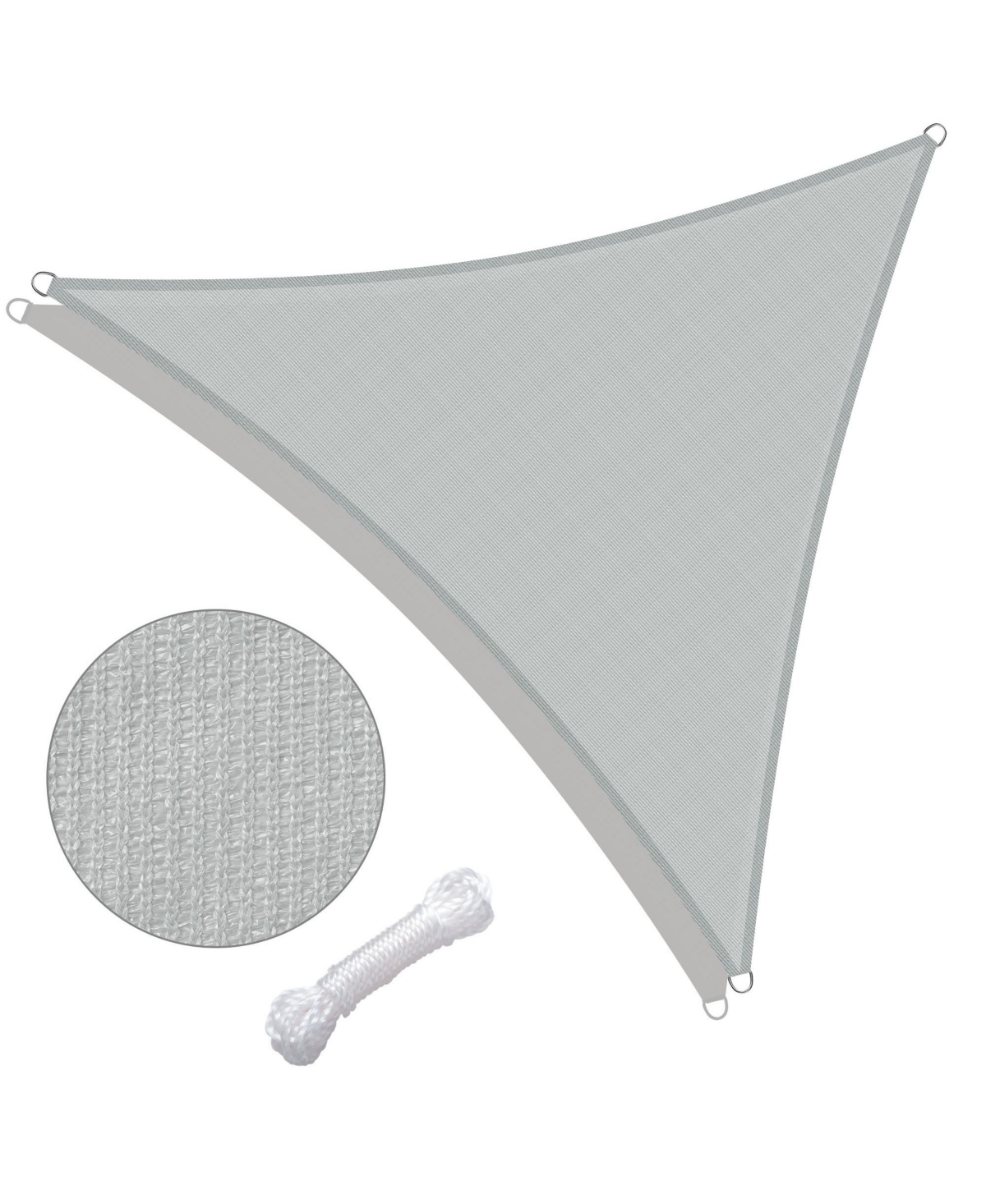Click here for 7 Ft 97 Uv Block Triangle Sun Shade Sail Canopy Ou... prices