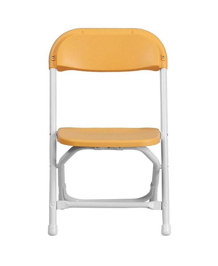 EMMA+OLIVER 2 Pack Kids Plastic Folding Chair Daycare Home School ...