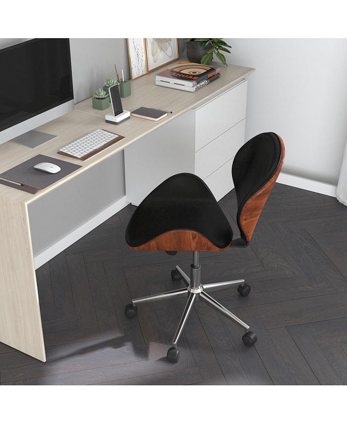 MERRICK LANE Roisin Office Chair Mid-Back Ergonomic Executive Swivel ...