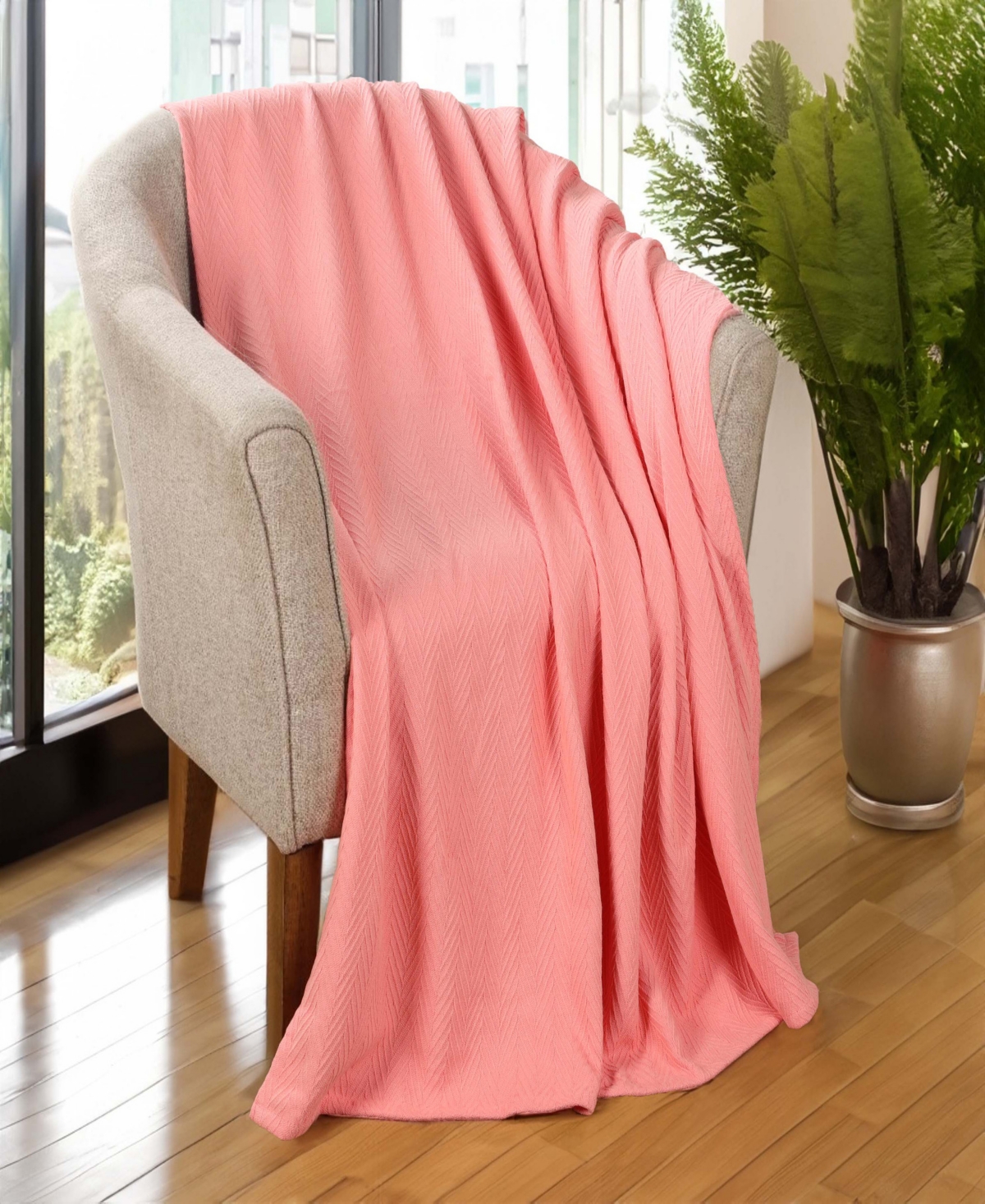 Click here for Superior Chevron All Season Cotton Blanket  King -... prices