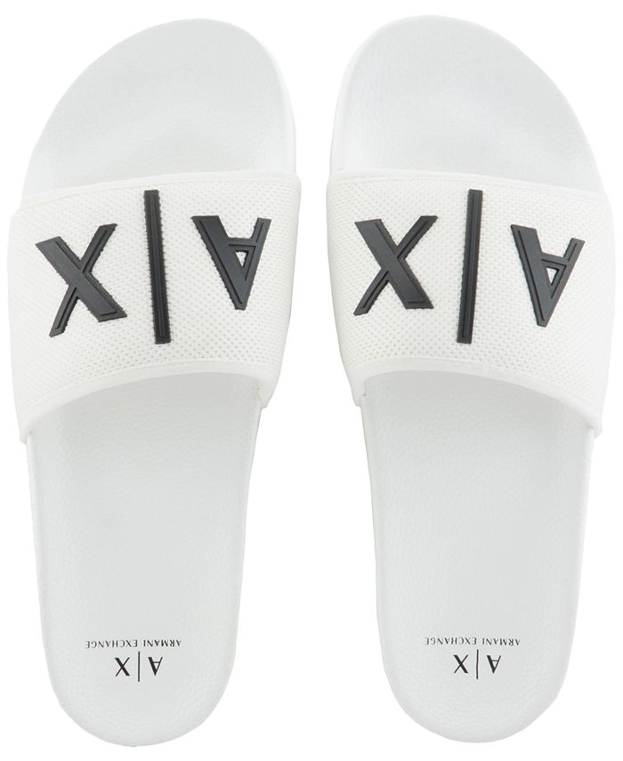 A|X Armani Exchange Men's Mykonos Slide Sandals - Macy's