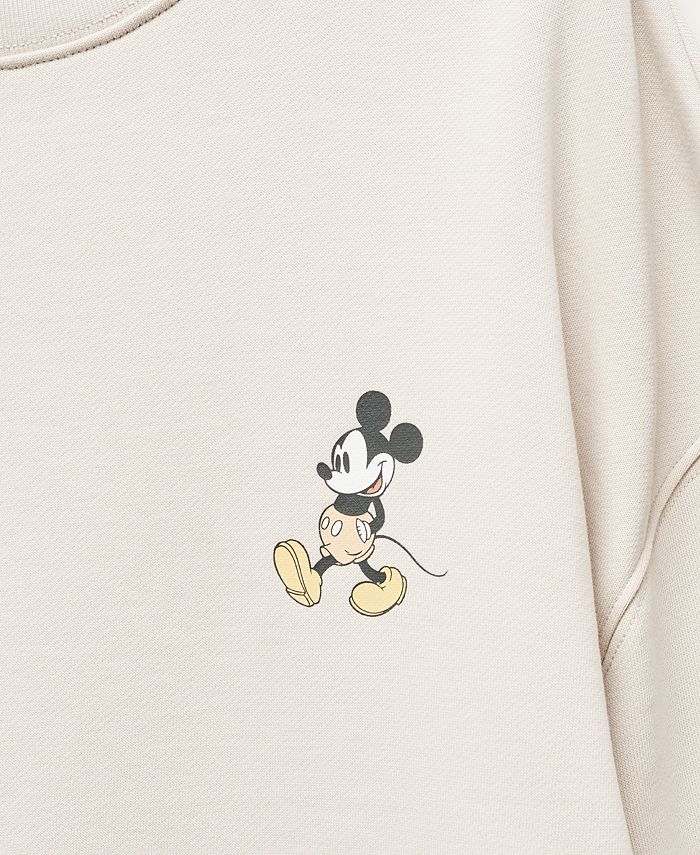 MANGO Women's Mickey Mouse Sweatshirt - Macy's