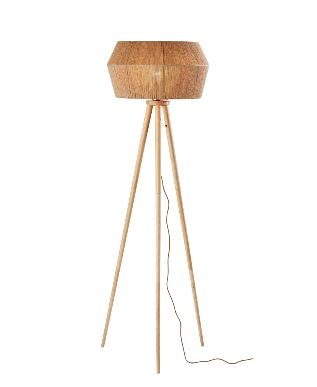 Click here for Adesso 61 Wood Montana Floor Lamp - Natural Wood prices