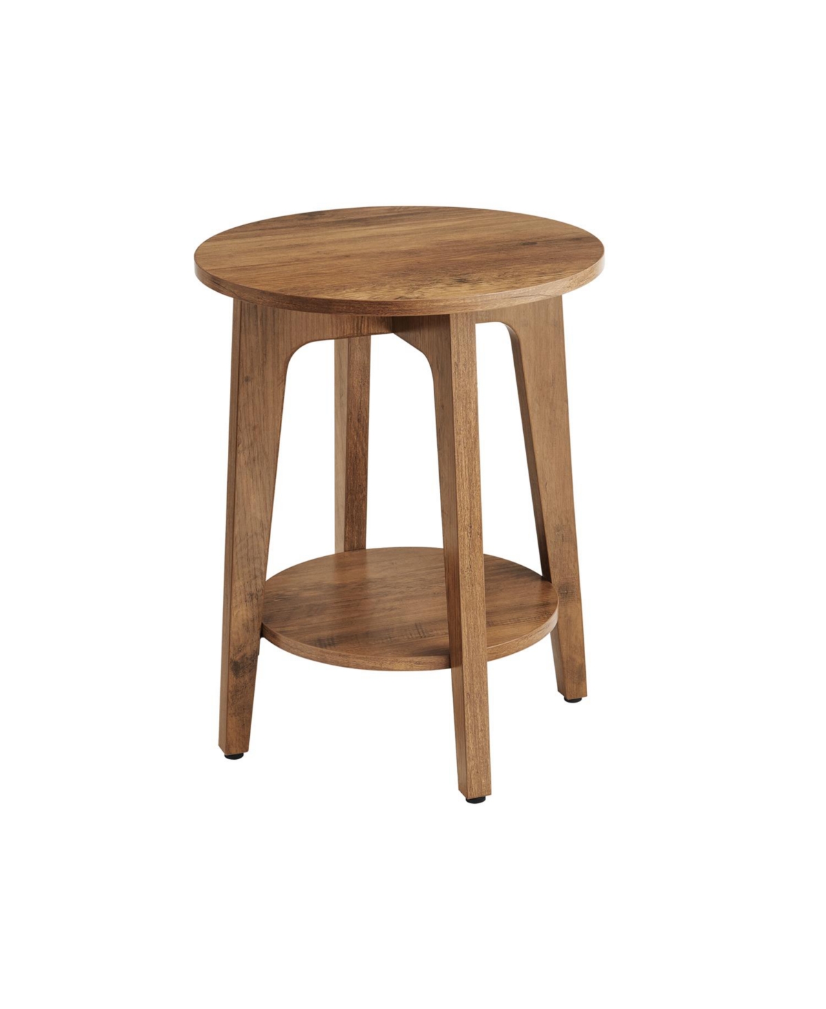 Click here for Slickblue Round End Table With Lower Shelf For Sma... prices