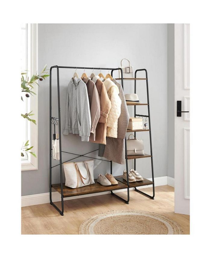 Slickblue Clothing Rack With Shoe Shelf - Macy's