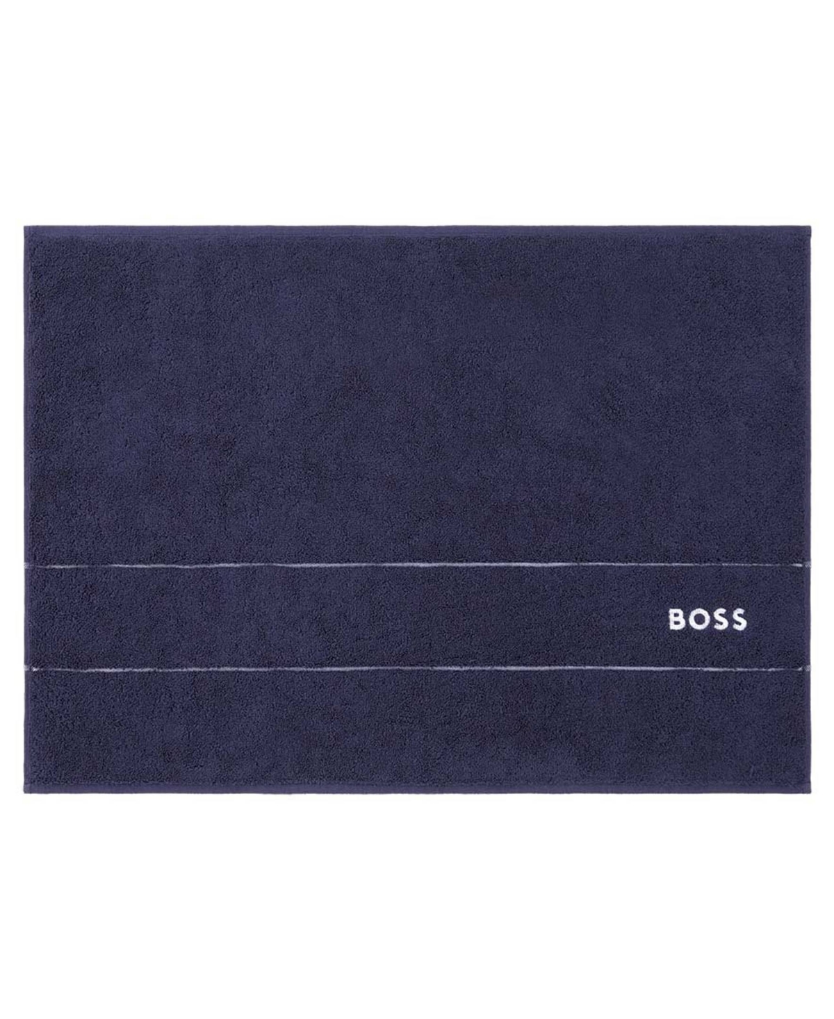 Click here for Boss Home Plain Cotton Bath Mat  20 x 28 - Navy prices