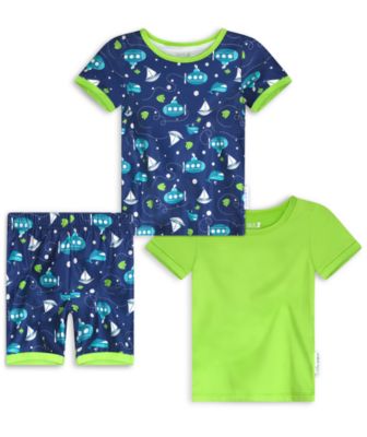 Max & Olivia Baby Boys Three Piece Snug Fit Pajama Set - Macy's