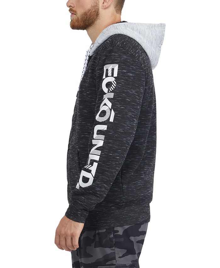 Ecko Unltd Ecko Men's Vert Sleeve Sherpa Hoodie - Macy's