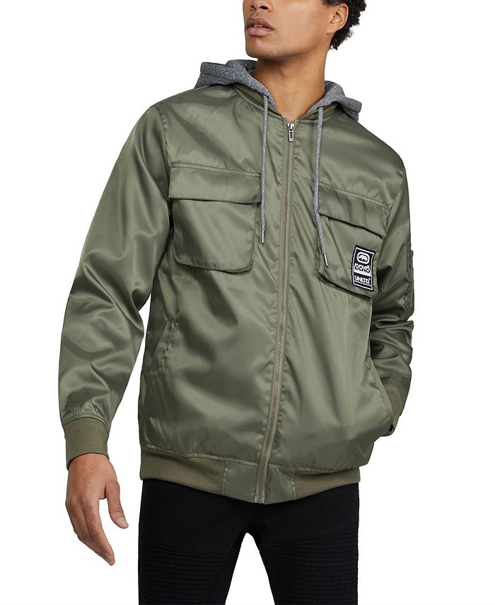 Ecko Unltd Ecko Men's Maverick Hooded Flight Jacket - Macy's