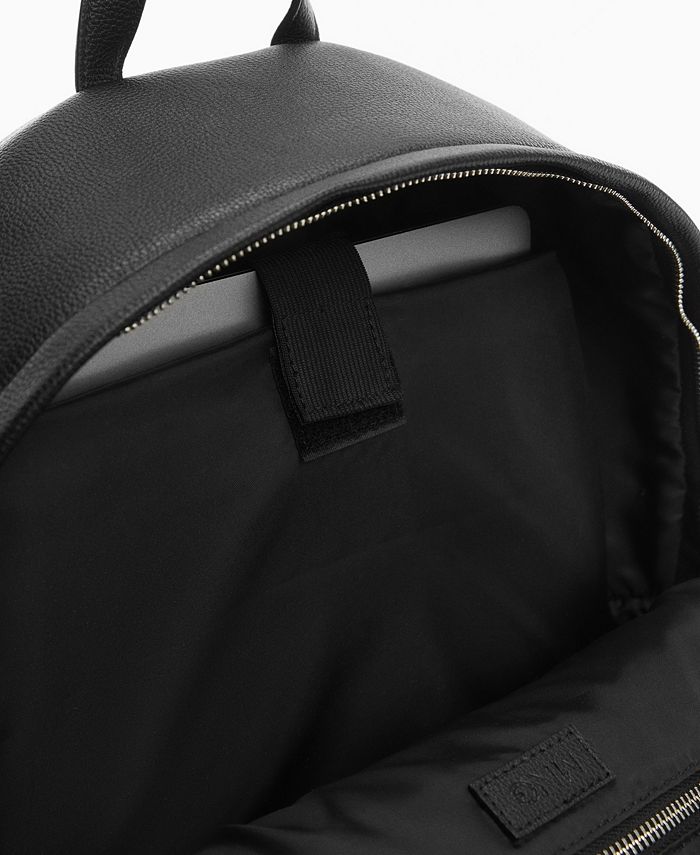 MANGO Men's Leather-Effect Backpack - Macy's