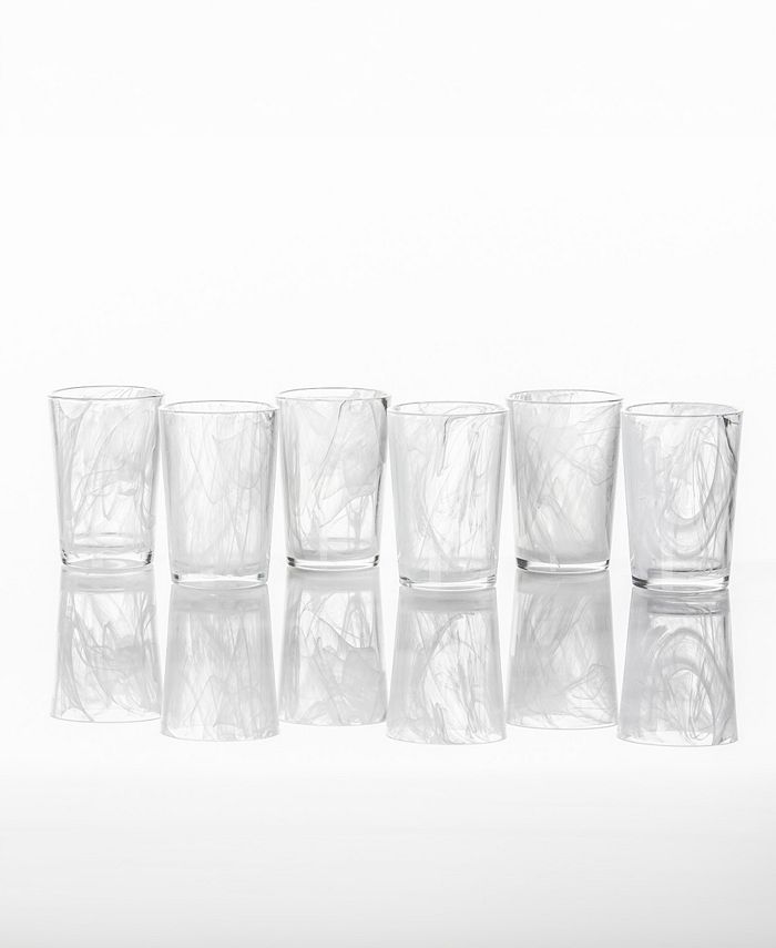 Fortessa Swirl Ice Beverage Glass, 14 oz - Set of 6 - Macy's