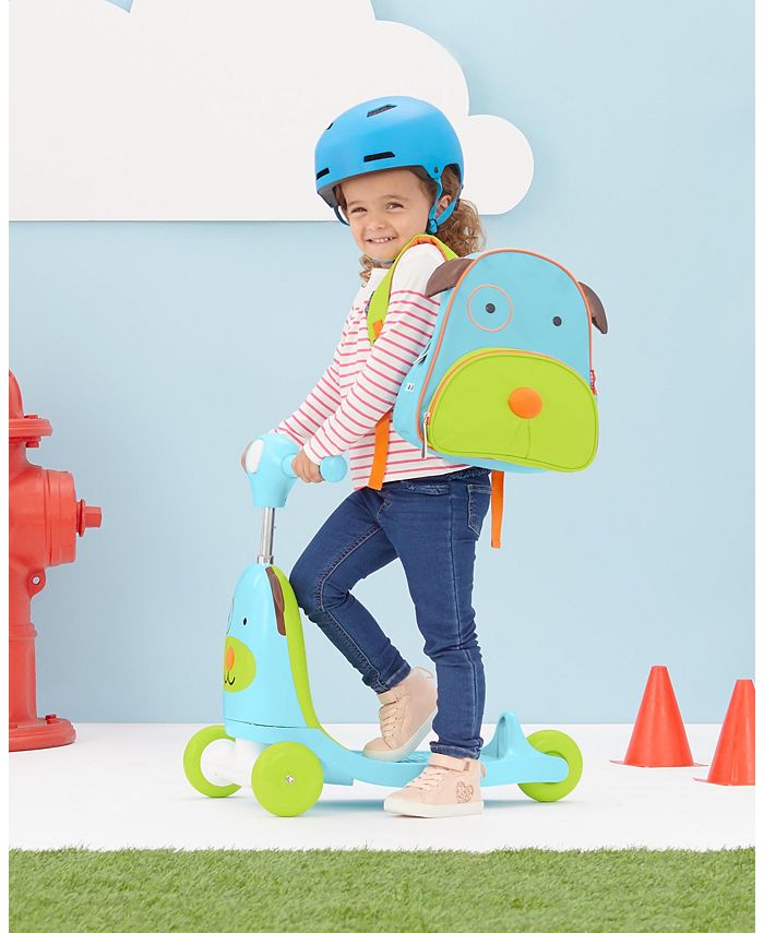 Skip Hop Zoo 3-in-1 Ride-On Dog Toy Scooter - Macy's
