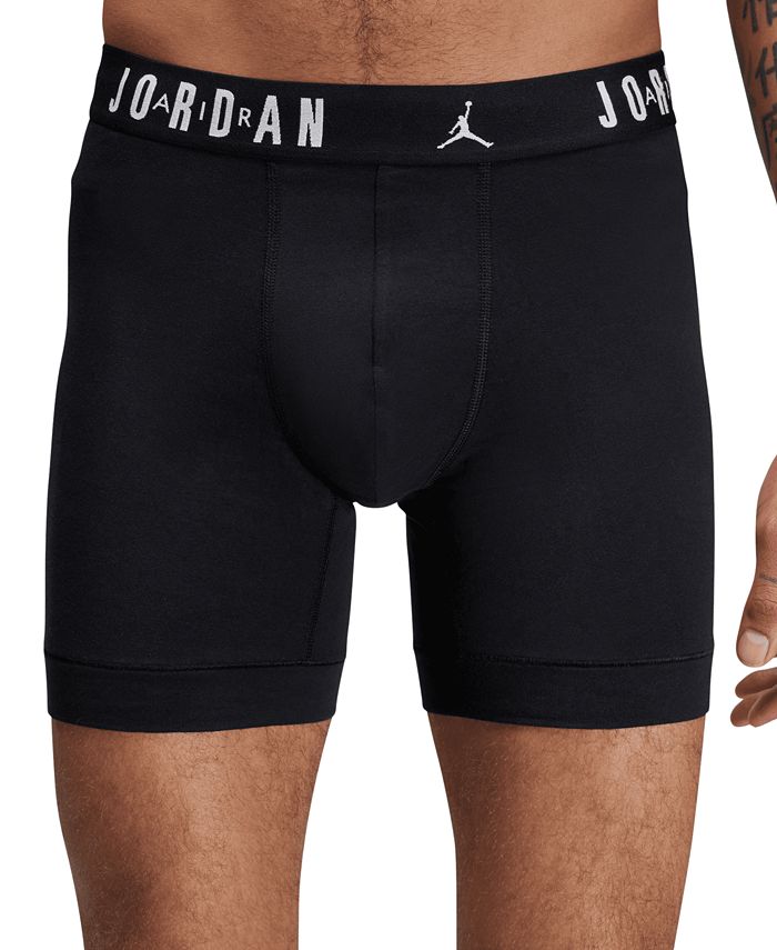 Jordan Men's 3-Pack Cotton Flight Jersey Boxer Briefs - Macy's