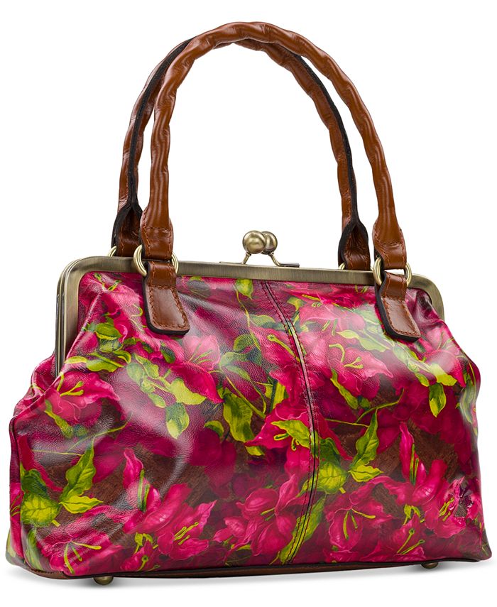 Patricia Nash Rora Frame Medium Leather Satchel - Macy's