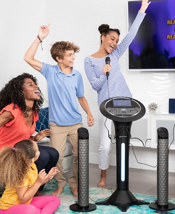Singing Machine Wi-Fi Karaoke Machine for Adults, Black - Karaoke ...