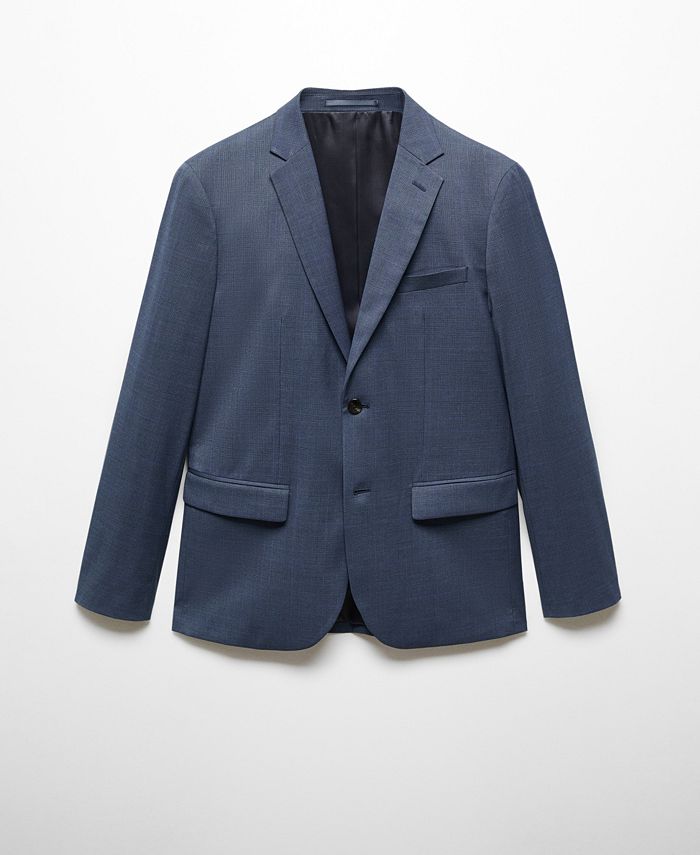 MANGO Men's Super Slim-Fit Stretch Fabric Suit Blazer - Macy's
