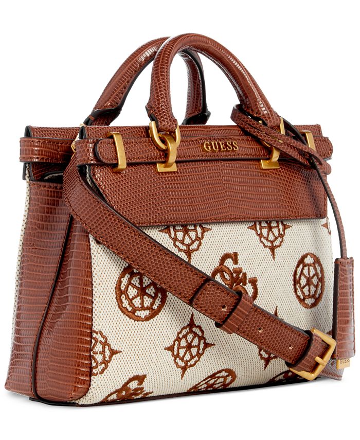 GUESS Sestri Logo Mini Satchel - Macy's