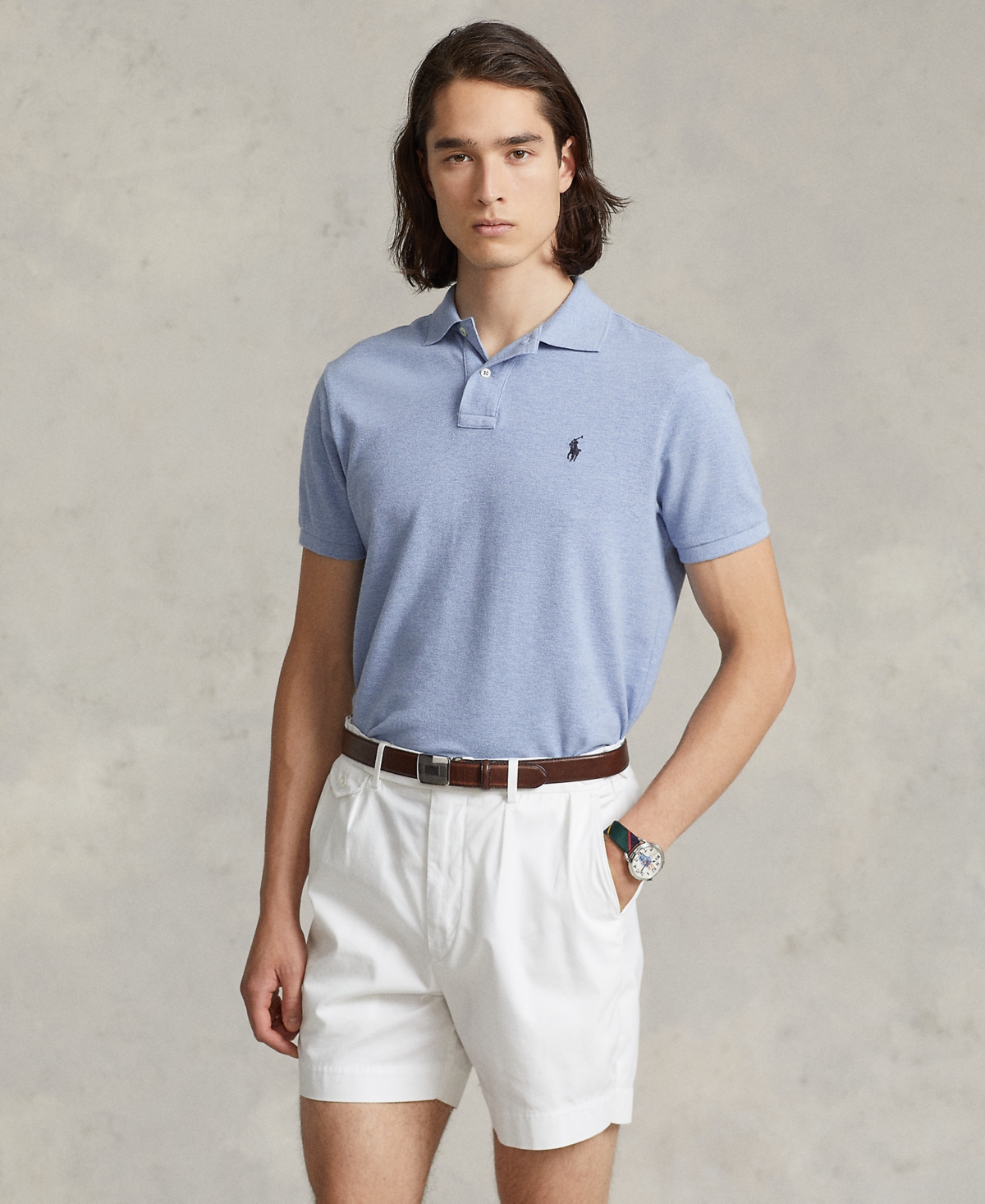 Click here for Polo Ralph Lauren Mens Classic-Fit Mesh Polo Shirt... prices