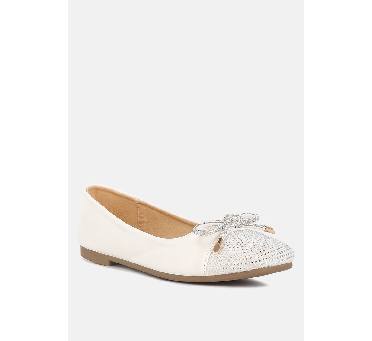 Click here for aine rhinestones embellished toe cap ballerinas -... prices