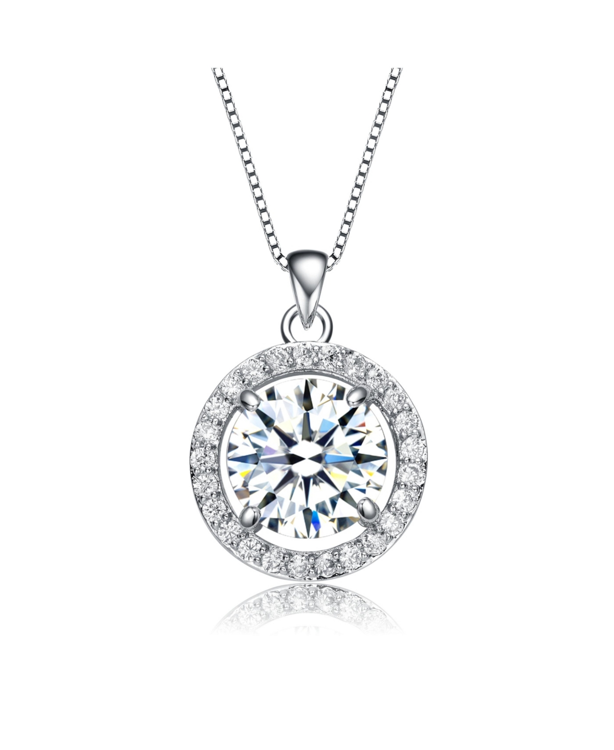 Click here for White Gold Plated with Cubic Zirconia Big Round So... prices