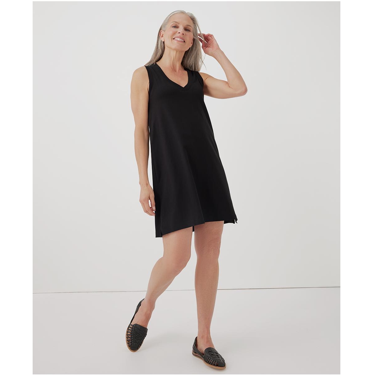Click here for Pact Womens Organic Cotton Softspun A-Line Tank Dr... prices