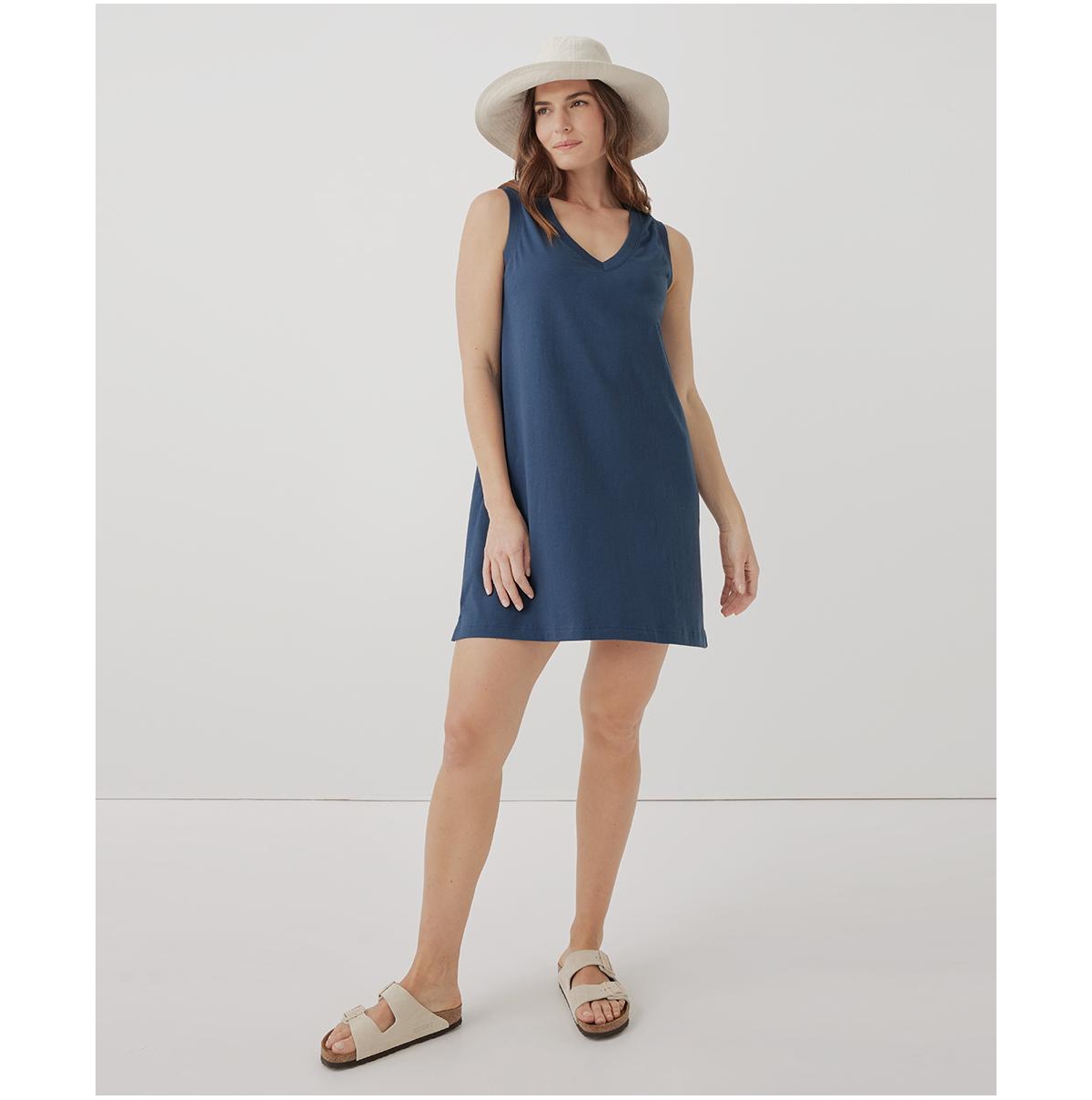 Click here for Pact Womens Organic Cotton Softspun A-Line Tank Dr... prices