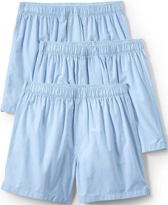 Lands' End Men's Essential Boxer 3 Pack - Macy's