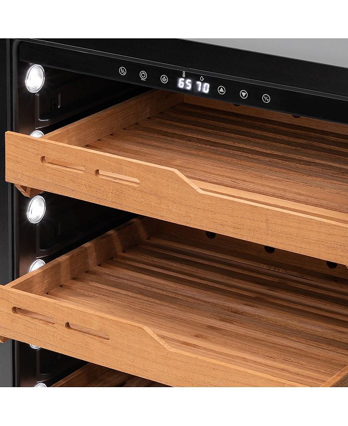 Newair 1,500 Count Electric Cigar Humidor, Built-in Humidification ...