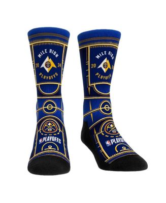 Rock Em Socks Men's & Women's Adult Blue Denver Nuggets 2024 NBA ...
