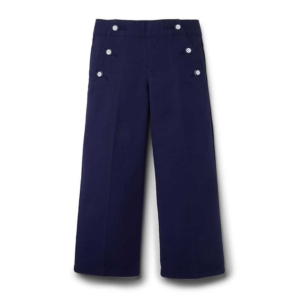 Click here for Hope & Henry Baby Girls Pique Sailor Pant - Navy p... prices