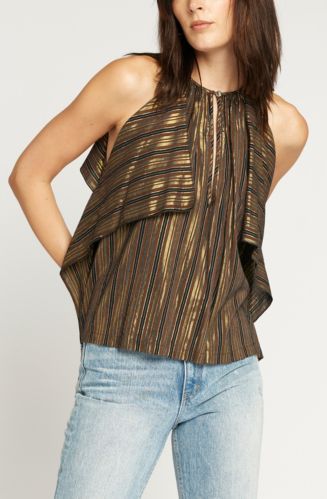 Joie Women's Romee Metallic Halter Top - Macy's