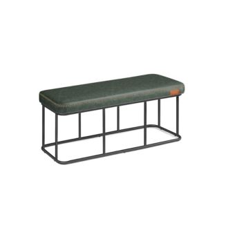 Slickblue Stylish Bench with Curved Edges, Steel Frame For Entryway ...