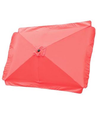 10x6ft Universal Replacement Umbrella Canopy with Tippet Top Cover ...