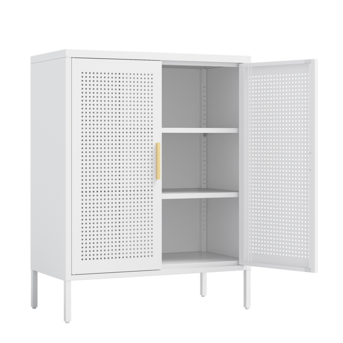Click here for Metal Storage Cabinet - 2 Doors  Adjustable Shelve... prices