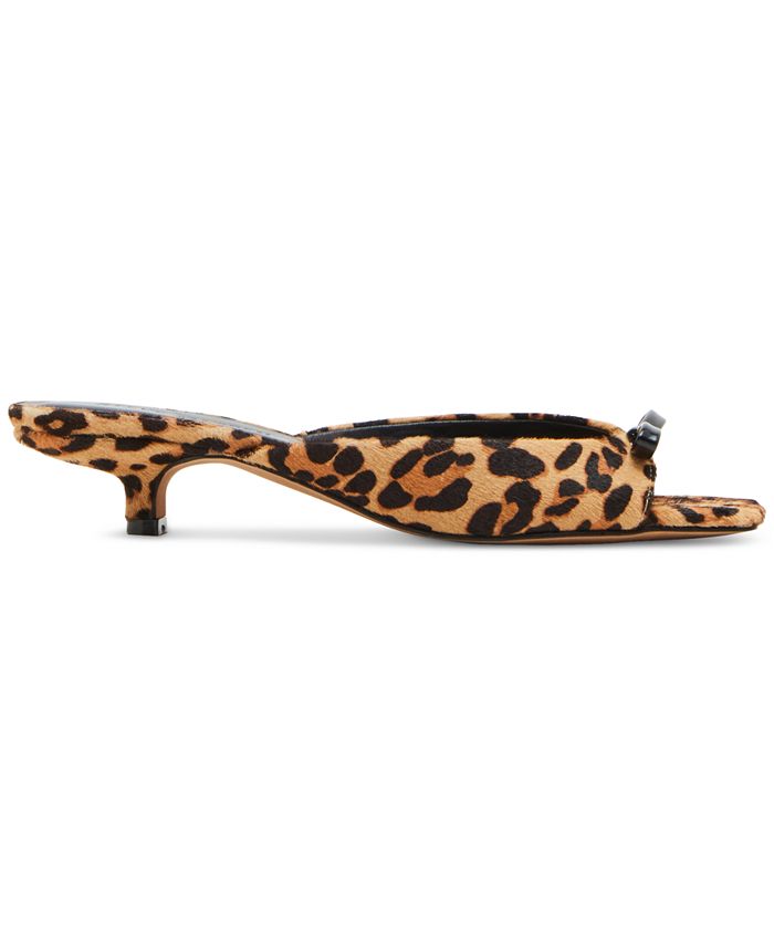 Steve Madden Women's Meme-L Bow Kitten-Heel Sandals - Macy's