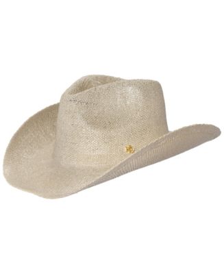 Lauren Ralph Lauren Platino Shine Cowboy Hat - Macy's