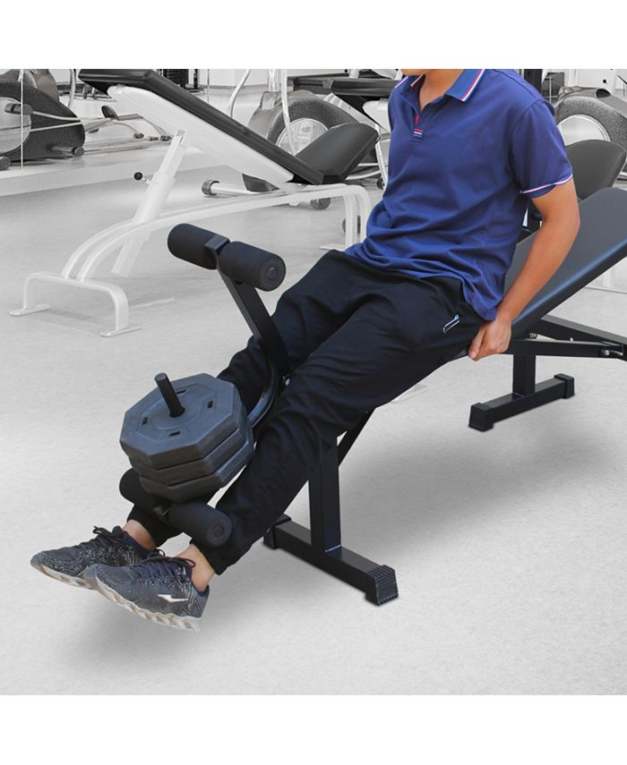 Simplie Fun Olympic Weight Bench, Bench Press Set With Squat Rack And ...