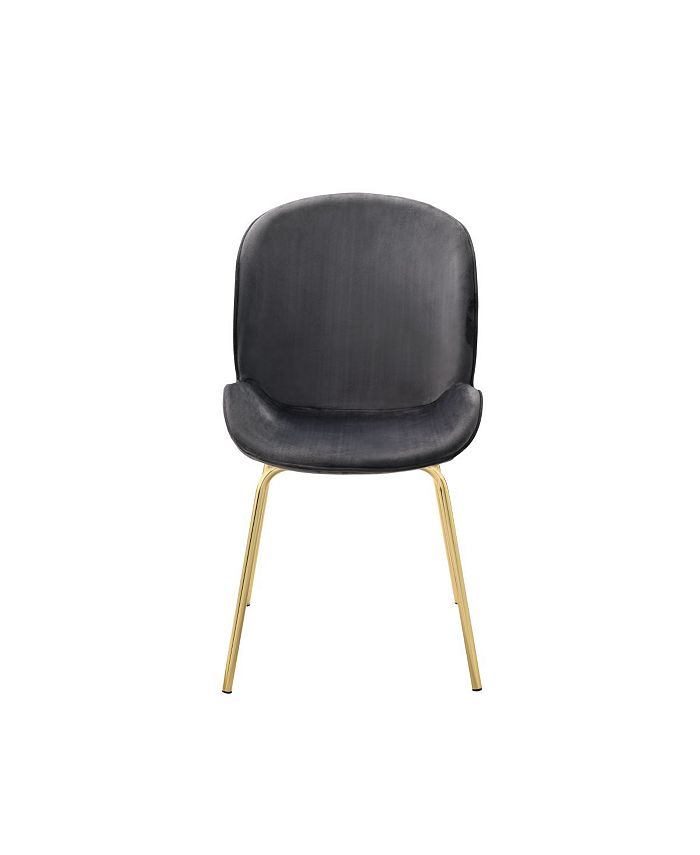 Simplie Fun Chuchip Side Chair (Set of 2) In Velvet - Macy's