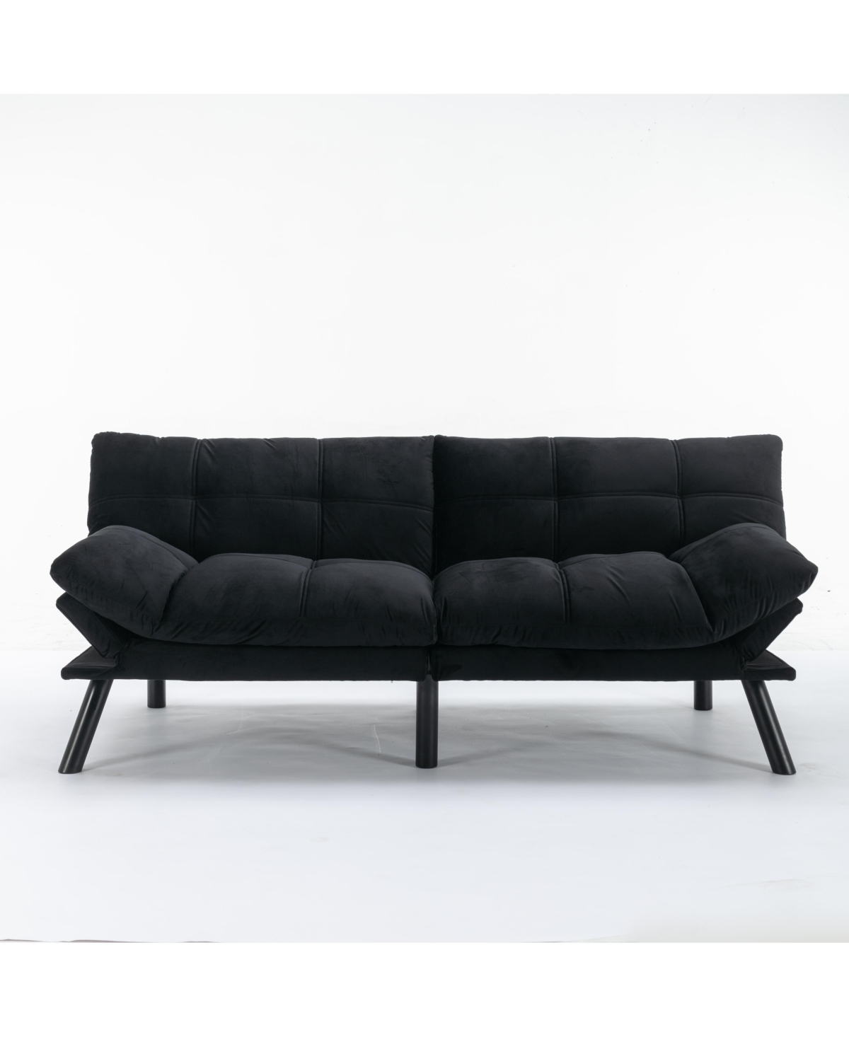 Click here for Streamdale Velvet Sofa Bed - Black prices