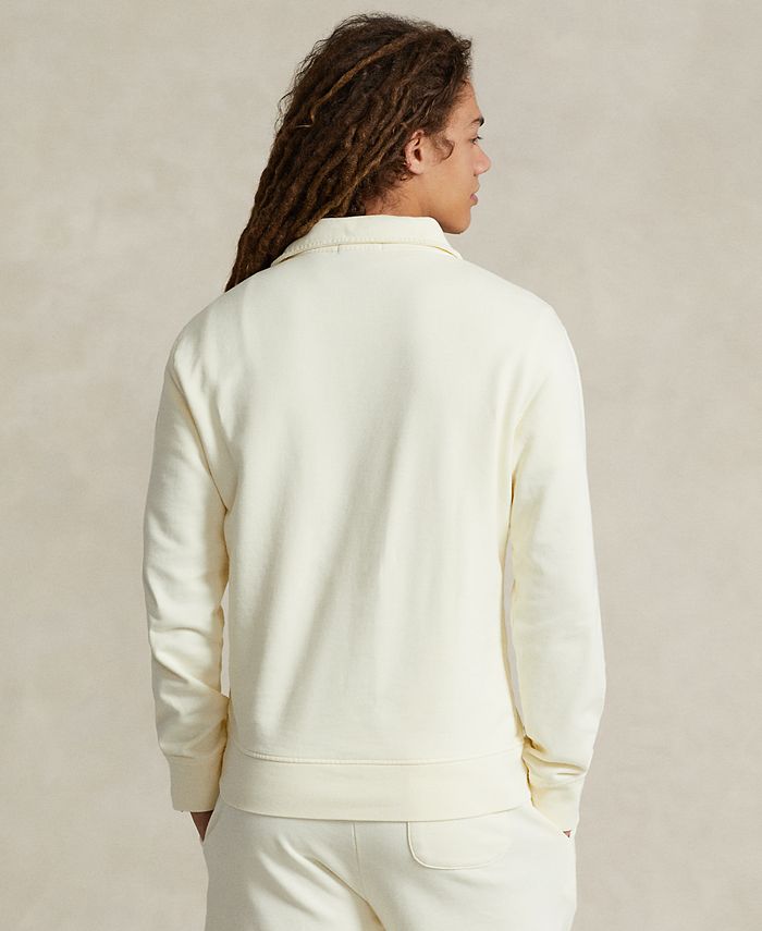 Polo Ralph Lauren Men's Loopback Fleece Quarter-Zip Sweatshirt - Macy's