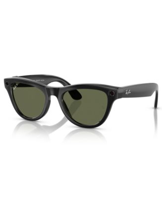 Ray-Ban Meta Skyler Unisex Polarized AI Sunglasses, RW4010 - Macy's