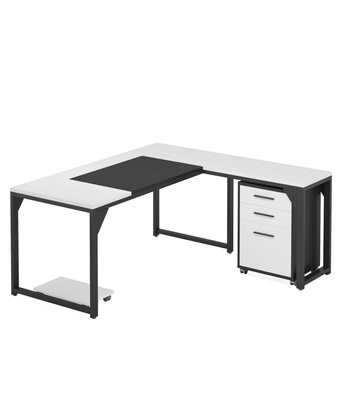 Click here for Tribesigns 62.99" L-Shaped Computer Desk with... prices