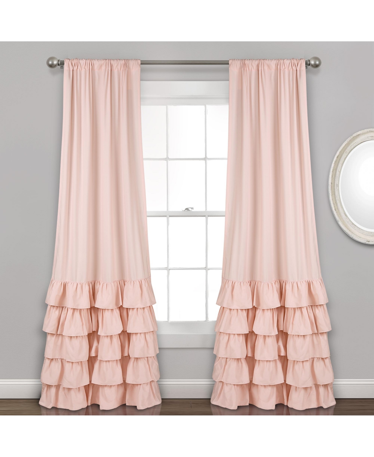 Click here for Lush Decor Allison Ruffle Window Curtain Panels -... prices