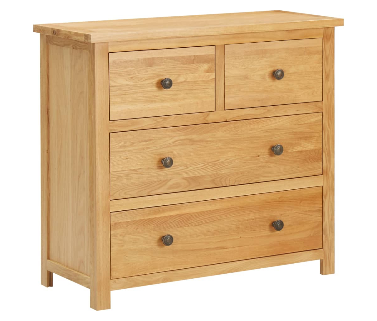 Click here for Chest of Drawers 31.5x13.8x29.5 Solid Oak Wood - B... prices